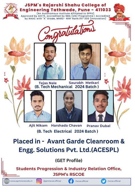 jspm s rajarshi shahu college of engineering posted on linkedin