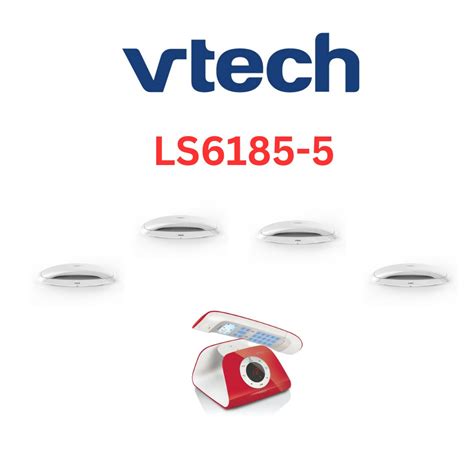 VTech LS6185 5 Five 5 Handsets Retro Design DECT Cordless Phones Telephone Computers Tech