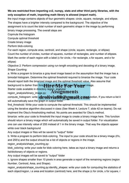 We Are Restricted From Importing Cv2 Numpy Stats And Otherpdf