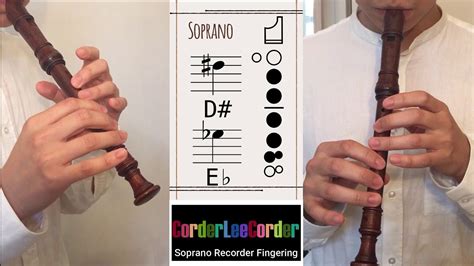 [soprano Recorder Fingering Chart] Every Notes Youtube