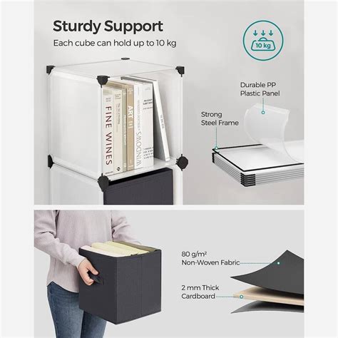 Six Cube Storage Unit Storage Boxes Bins Shelves By Momentum