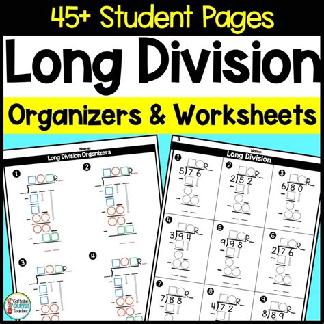 Long Division And Multiplication Using The Standard Algorithm