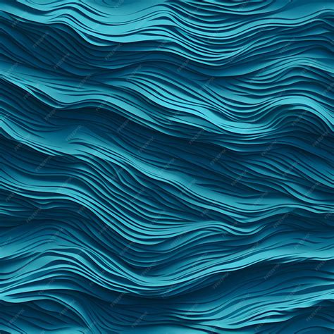 Premium Ai Image Waves Texture