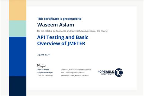 waseem aslam on linkedin api jmeter learning performancetesting qa