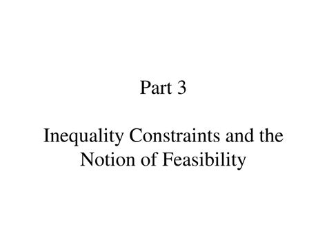 Ppt Lecture 12 Equality And Inequality Constraints Powerpoint Presentation Id1529457