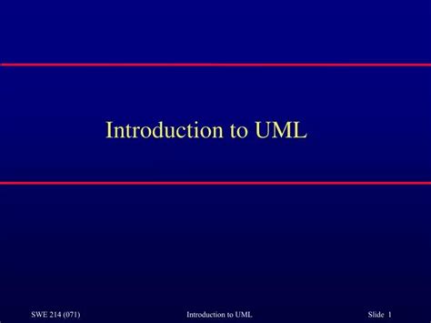 Ppt Introduction To Uml Powerpoint Presentation Free Download Id