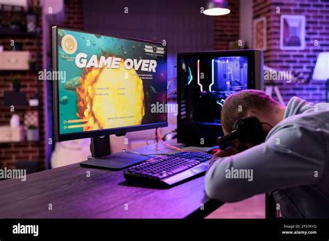 Gamer Feeling Gutted After Losing Singleplayer Action Videogame Level