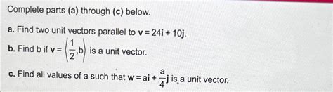 Solved Complete Parts A Through C Below A Find Two Chegg