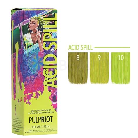 Pulp Riot Acid Spill Lime Green Cosmetic World
