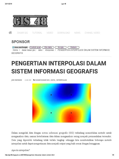 Interpolation Gis Pdf