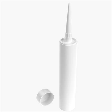 3d Silicone Sealant Cartridge Turbosquid 2199644