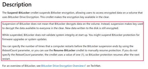 Sensepost From Bitlocker Suspended To Virtual Machine