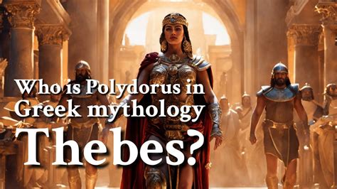 Who Is Polydorus In Greek Mythology Thebes Greek Mythology Story Youtube