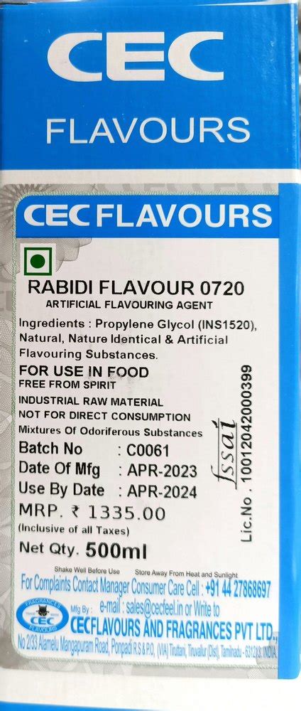 Rabidibasundi Yellow Rabadi Flavour Packaging Type Bottle Liquid At