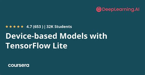 Device Based Models With Tensorflow Lite Coursera