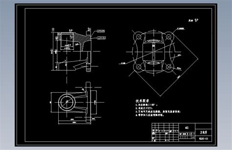 越野车四驱传动系统设计【6张cad图纸 文档】 Autocad 2007 模型图纸下载 懒石网
