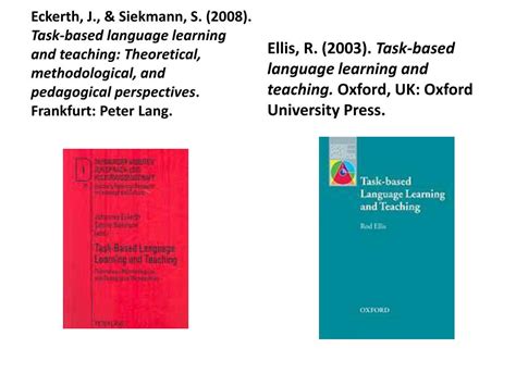 PPT Task Based Language Teaching Theoretical Concepts PowerPoint Presentation ID
