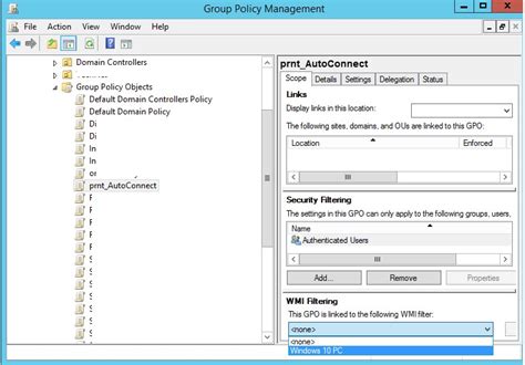 Создание Wmi фильтров для групповых политик Gpo в домене Ad Windows