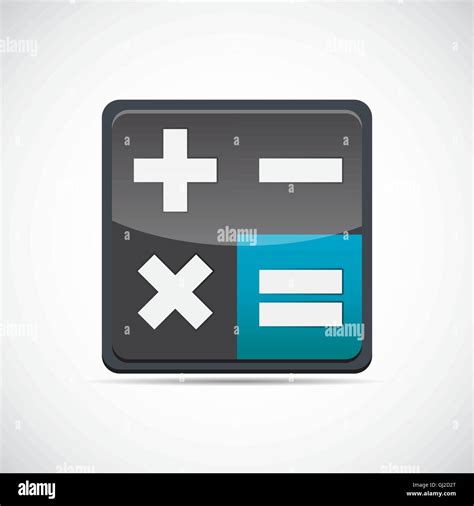 Calculator Sign Symbol Icon Vector Illustration Stock Vector Image