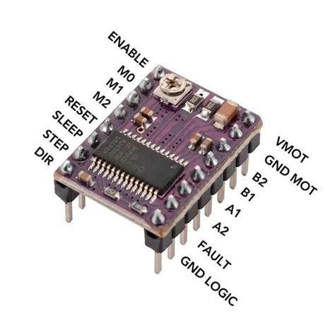 Drv8825 Stepper Motor Driver Module Finerobo