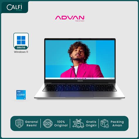 Jual ADVAN Laptop Workpro Lite Intel Core I5 12450H Intel Core I3 14IPS FHD 8GB 256GB