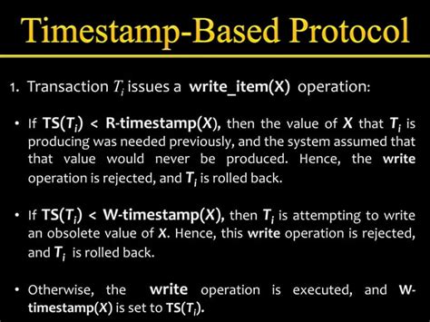 Protocols Of Concurrency Control Pptx Databases Computer Software And Applications