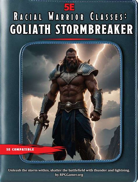Racial Warrior Classes Goliath Stormbreaker Rpggamer Drivethrurpg