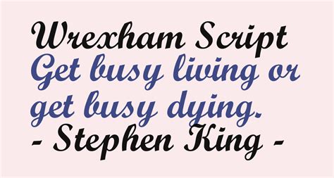 Wrexham Script Free Font What Font Is