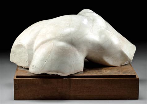 Sold At Auction Signed Richard Rymill Marble Nude 1984
