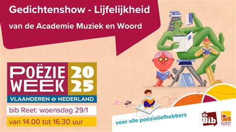 Gedichtenshow Van De Academie Muziek En Woord Bibliotheek Rumst