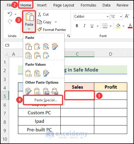 Paste Link Not Working In Excel 3 Methods ExcelDemy