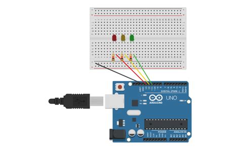 Circuit Design Arduino Protoboard 5 Tinkercad