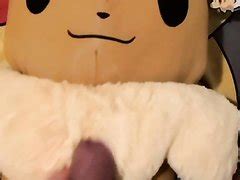 Plushies Cumming On My Big Eevee Plush ThisVid Com