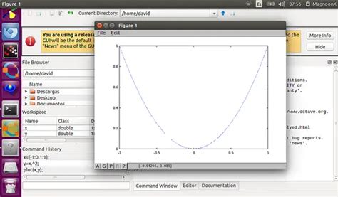 Installing And Using The Scientific Software GNU Octave On Ubuntu