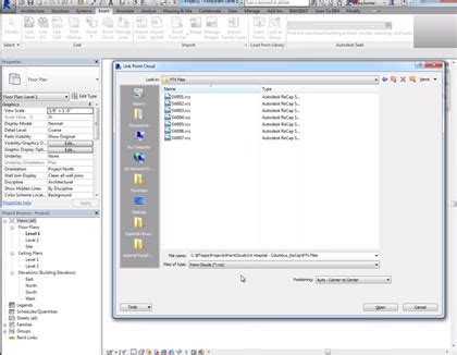 Scan To BIM With Revit 2015 How To Insert Point Clouds In Revit 2015
