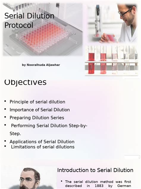 Serial Dilution Protocol Pdf Concentration