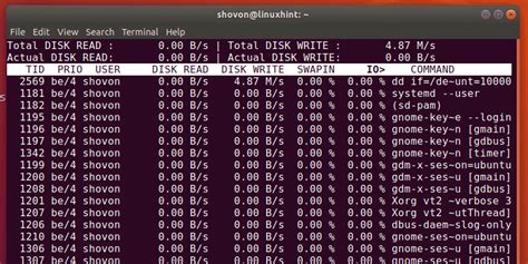 Monitor Disk I O With Iotop In Linux ITSolutionDesign Martin S Technology Notepad