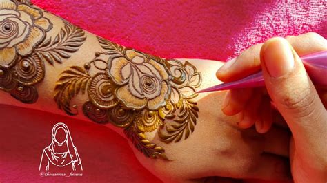 Flower Henna Designs For Hands
