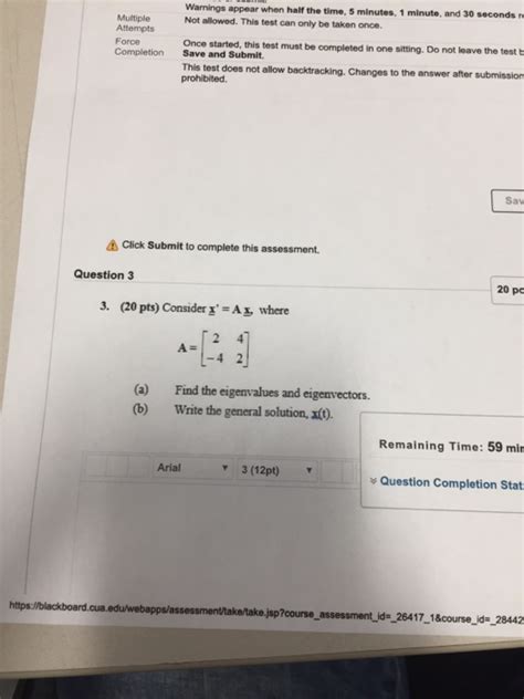 Solved Consider X A X Where A [2 4 4 2] A Find