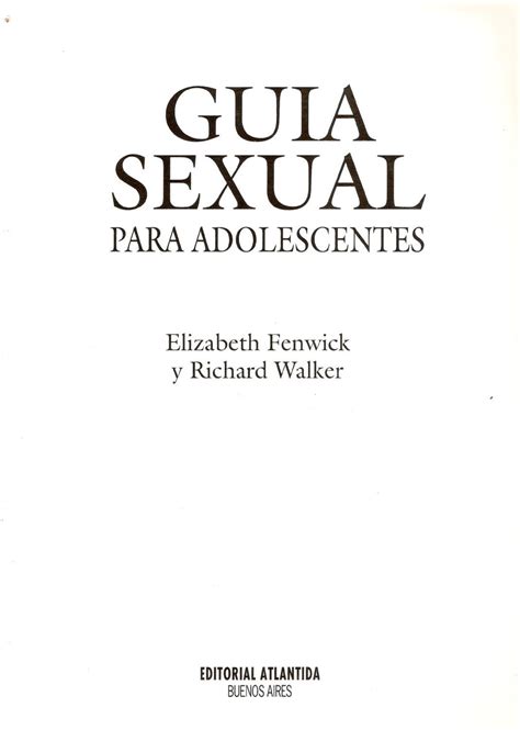 Guia Sexual Para Adolescentes By Fabio Ravida Issuu