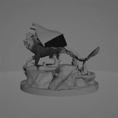 Stl File Monster Hunter Teostra Figure 👹 Obj・3d Printable Model To