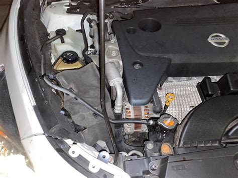 Wheres My Windshield Whiper Fluid Tank At Is It This 2015 Nissan