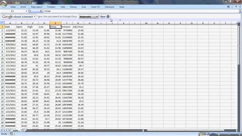 How To Calculate The Dividend Adjusted Return Of A Stock Using MS Excel YouTube