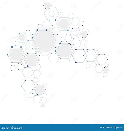 Molecular Connection Structure Stock Vector Illustration Of