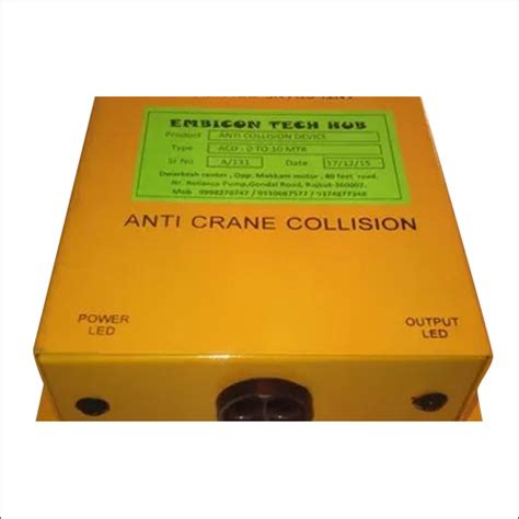 Anti Collision Safety Device At 15000 00 Inr In Khed Cangraft Equipment Private Limited
