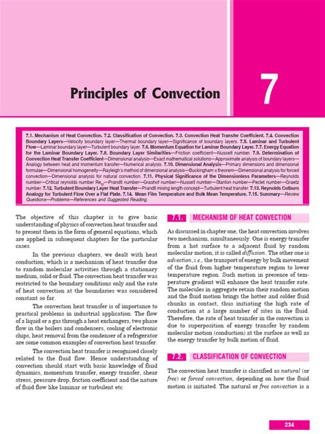 Principles Of Convection Pdf Boundary Layer Convection