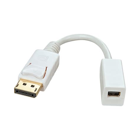 LINDY 15CM DISPLAYPORT MALE TO MINI DISPLAYPORT FEMALE ADAPTER CABLE 41060 Linkqage