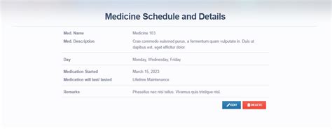 Medicine Tracker System In Php Oop And Mysql Db Source Code Free