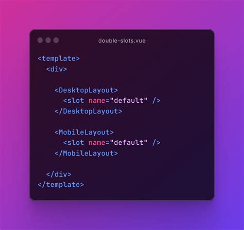 Is There Anything Wrong With Rendering Slot Content Twice Rvuejs