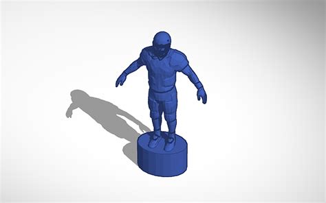 3d Design Football Player Tinkercad